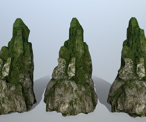 ArtStation - mossy rocks | Resources