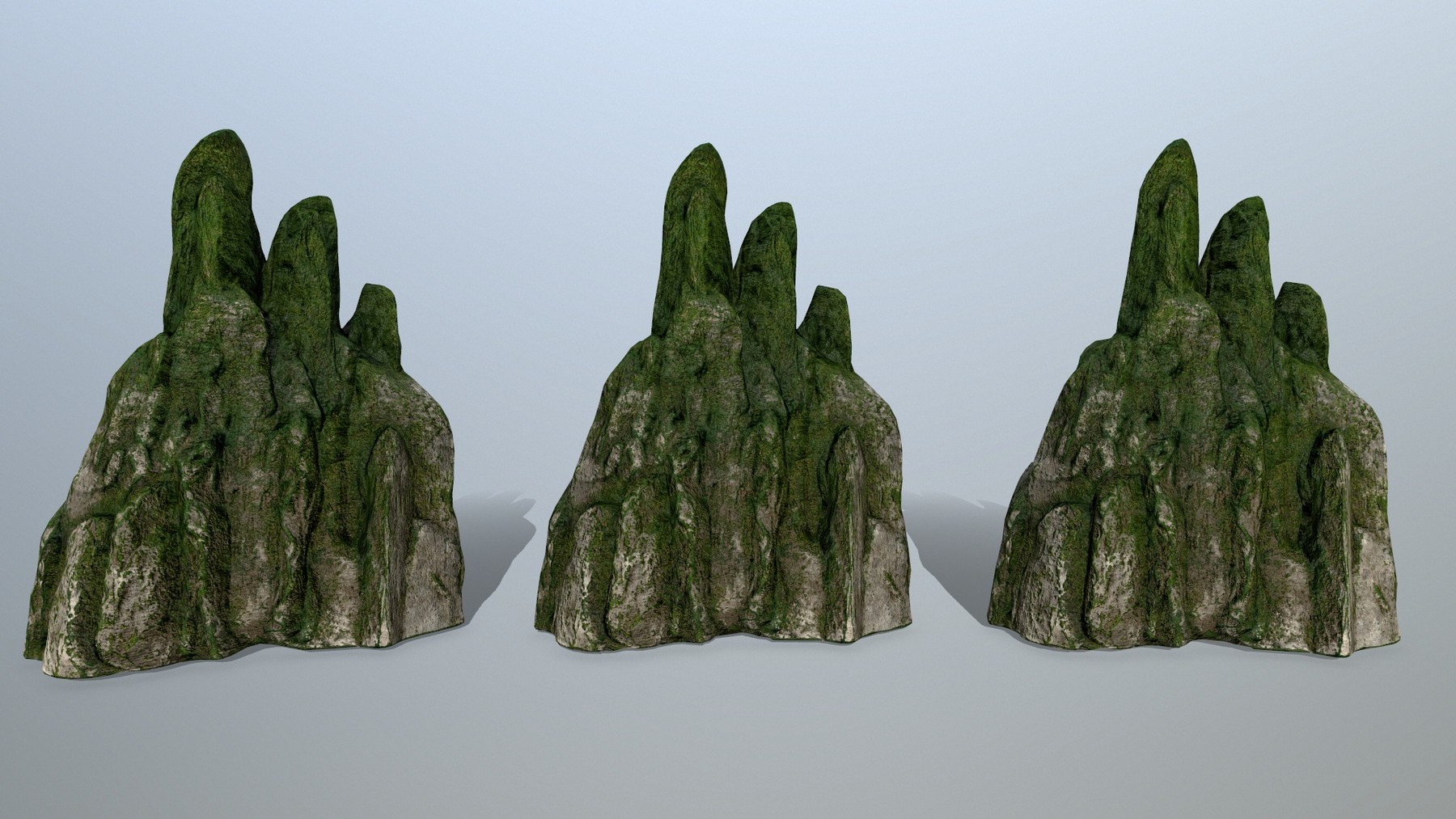 ArtStation - mossy rocks | Resources