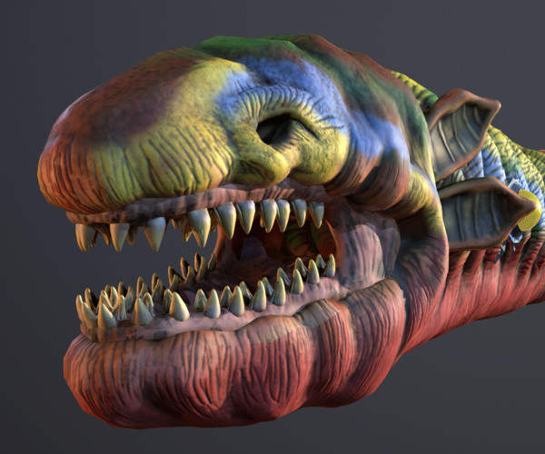 ArtStation - Sharkworm from Outer Space | Game Assets