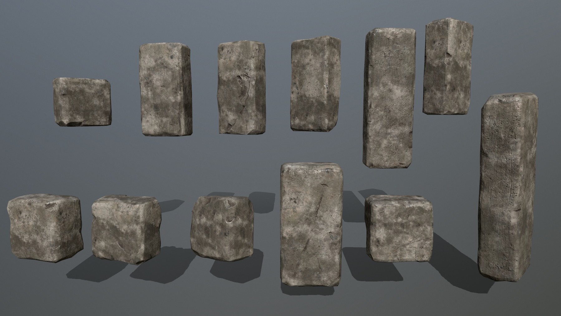 ArtStation - stone set | Resources