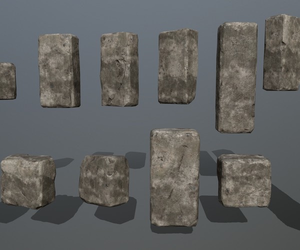 ArtStation - stone set | Resources