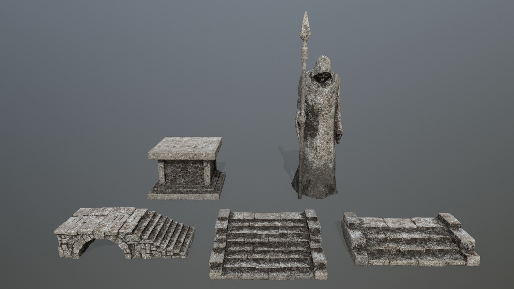 ArtStation - ruin set | Resources