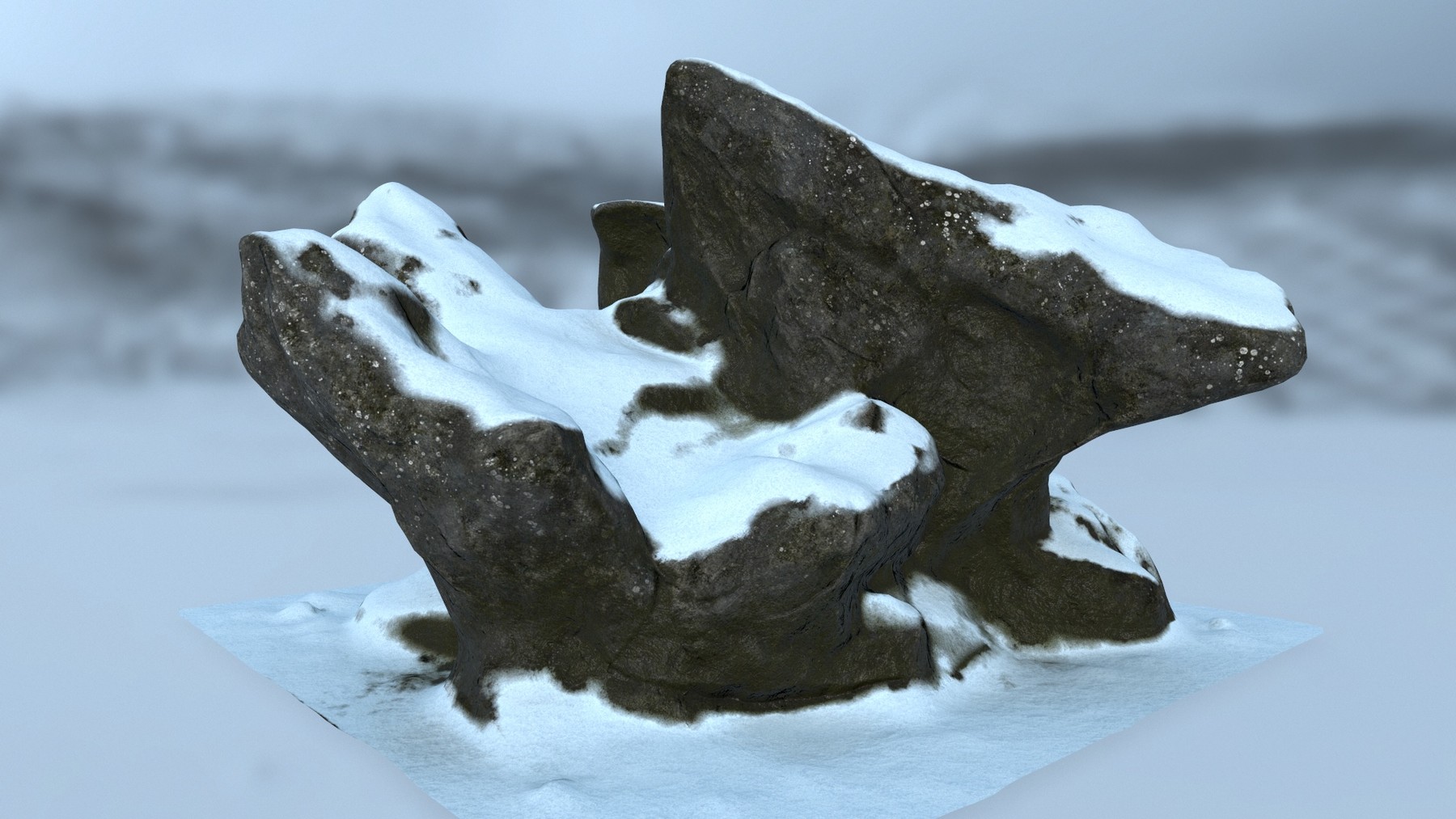 ArtStation - snow rocks | Resources