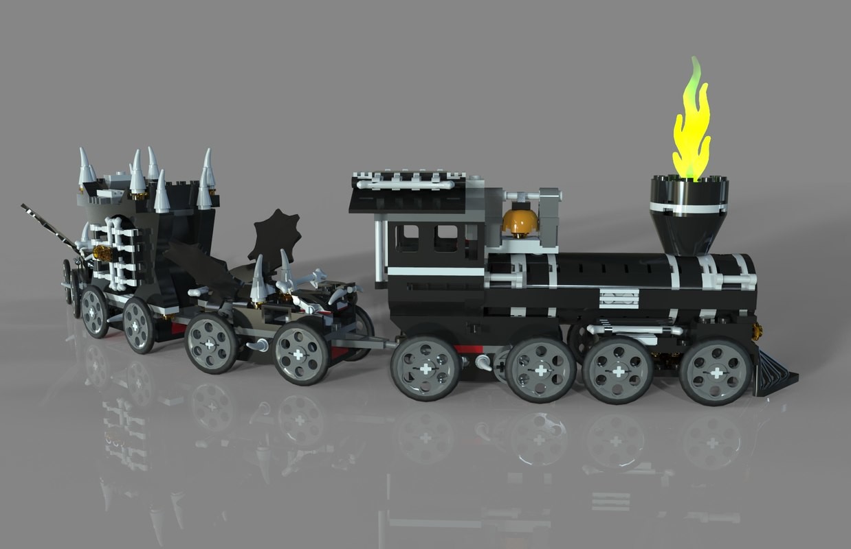 ArtStation - Lego train monster | Resources