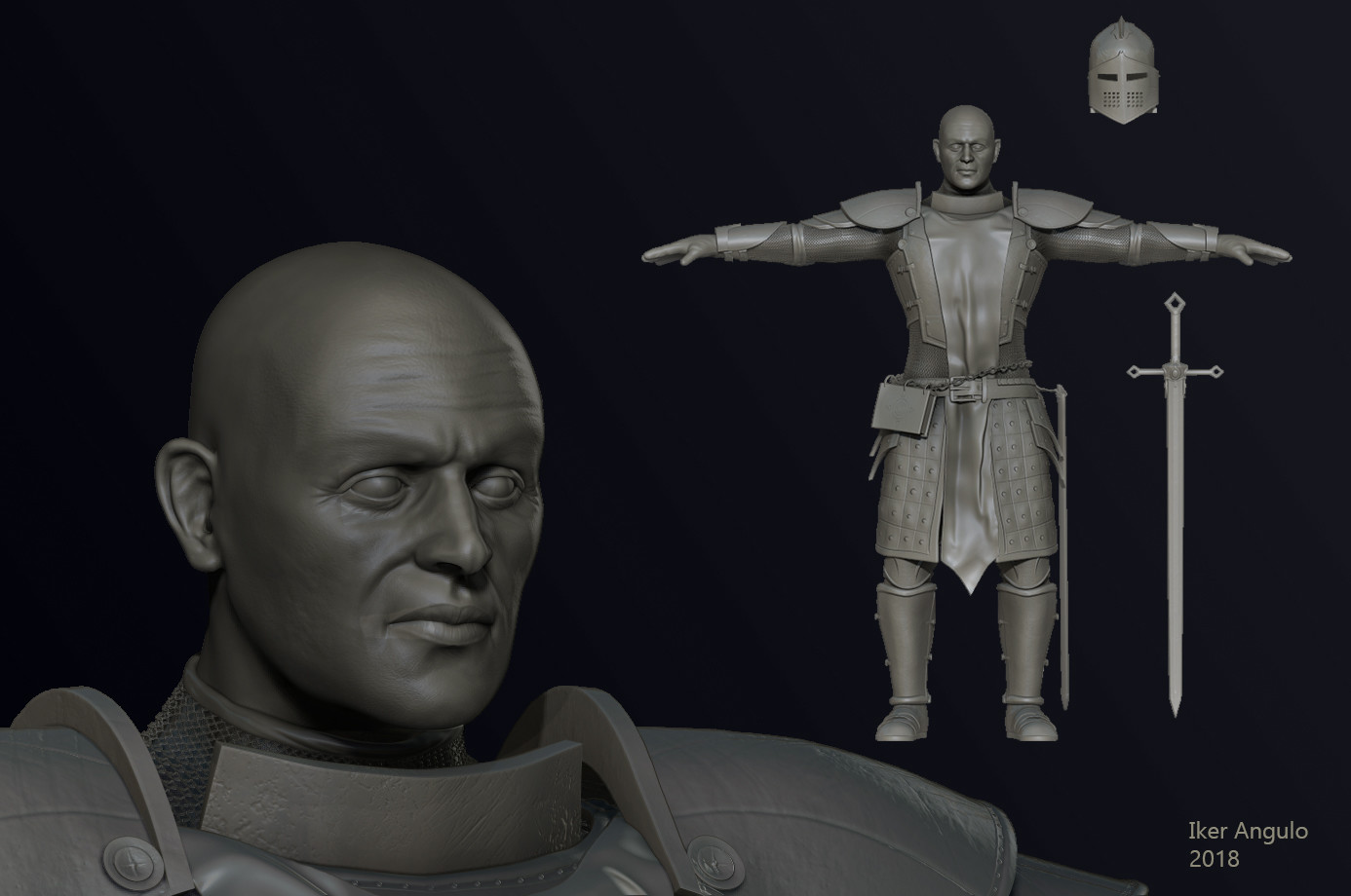 ArtStation - Holy knight | Game Assets