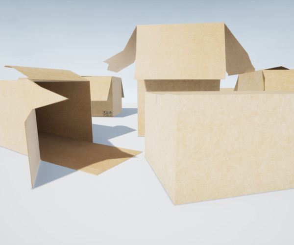 ArtStation - Boxes LOW-POLY PBR | Game Assets