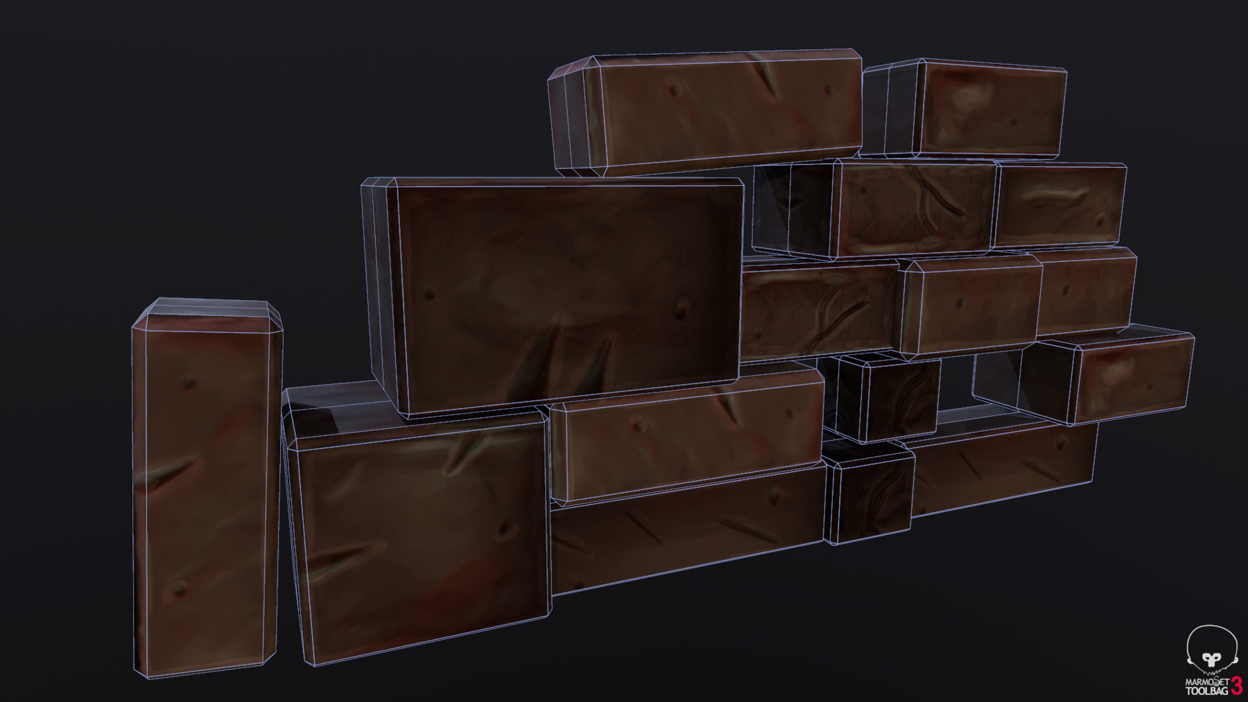 ArtStation - Modular Stylized Handpainted Dungeon | Game Assets