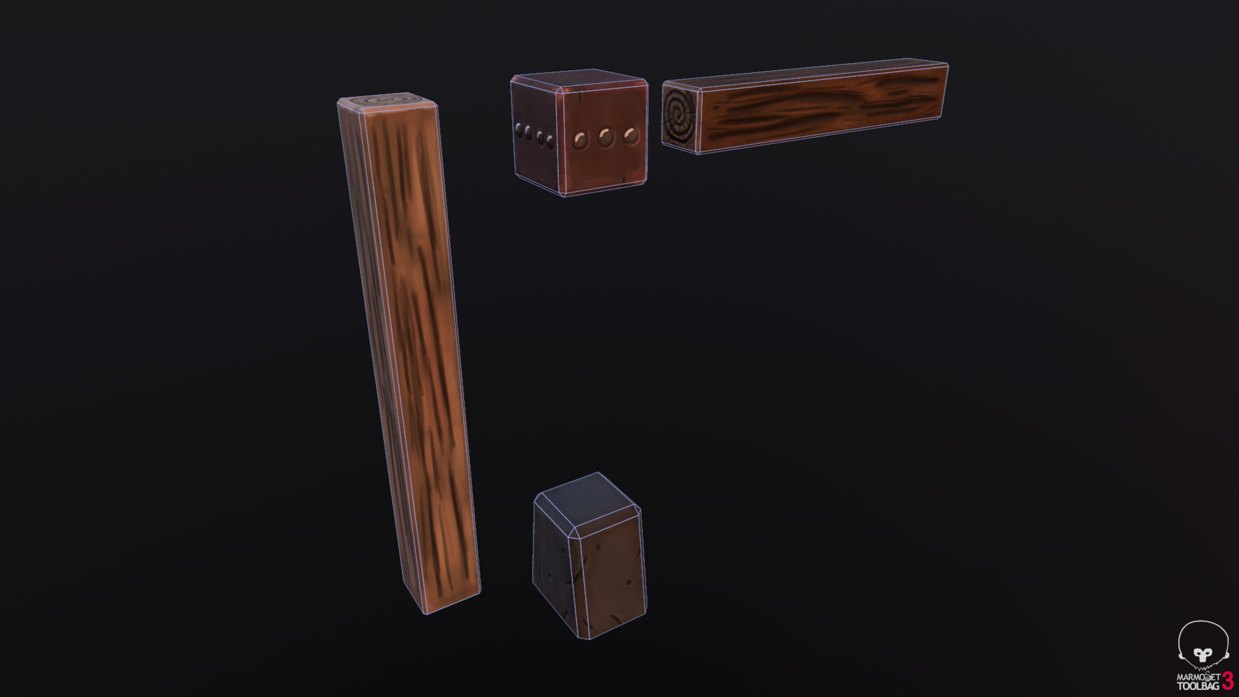 ArtStation - Modular Stylized Handpainted Dungeon | Game Assets