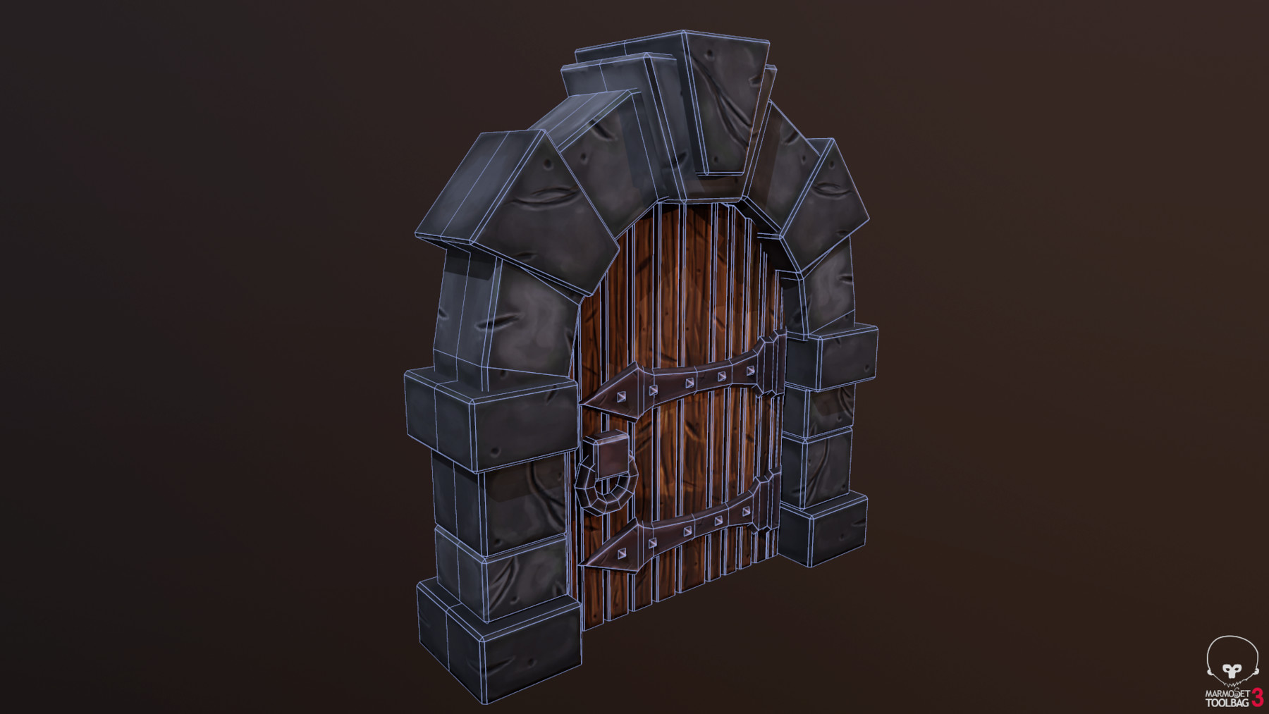 ArtStation - Modular Stylized Handpainted Dungeon | Game Assets