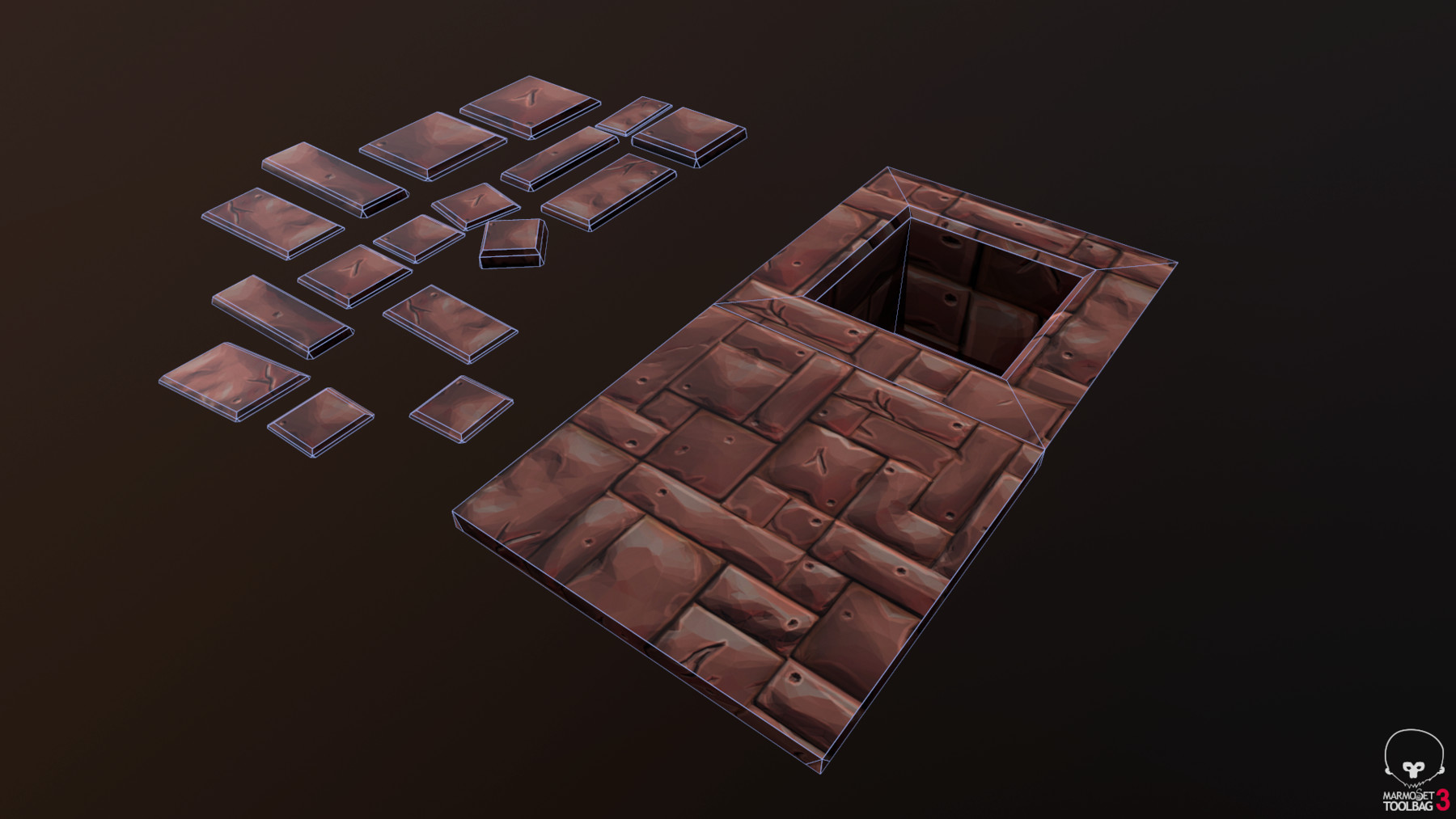 ArtStation - Modular Stylized Handpainted Dungeon | Game Assets