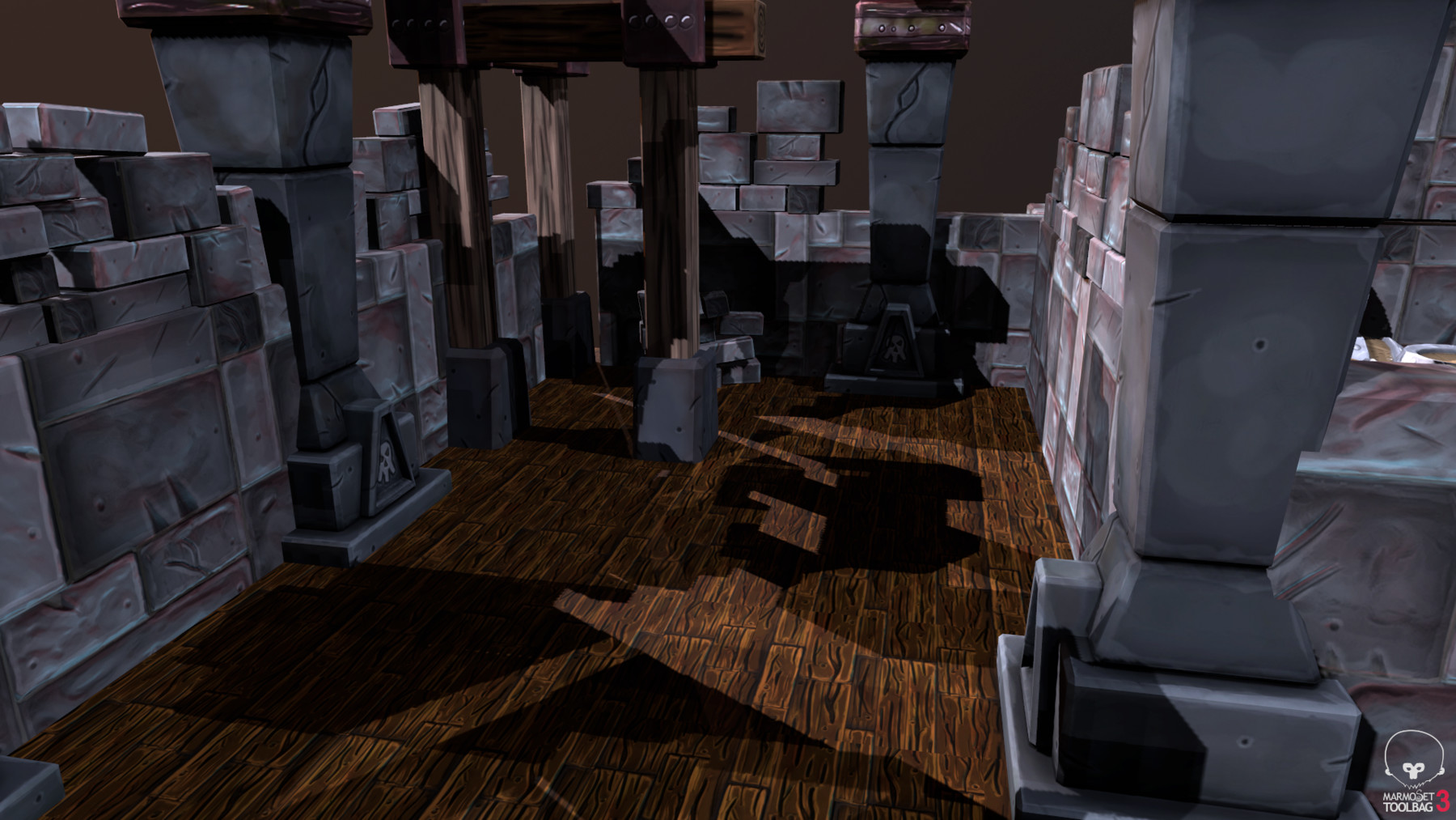 ArtStation - Modular Stylized Handpainted Dungeon | Game Assets