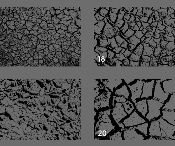 ArtStation - 20 Cracked Dirt Texture Overlays | Artworks