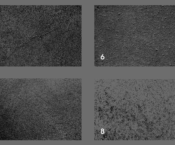 ArtStation - 20 Asphalt & Road Texture Overlays | Brushes