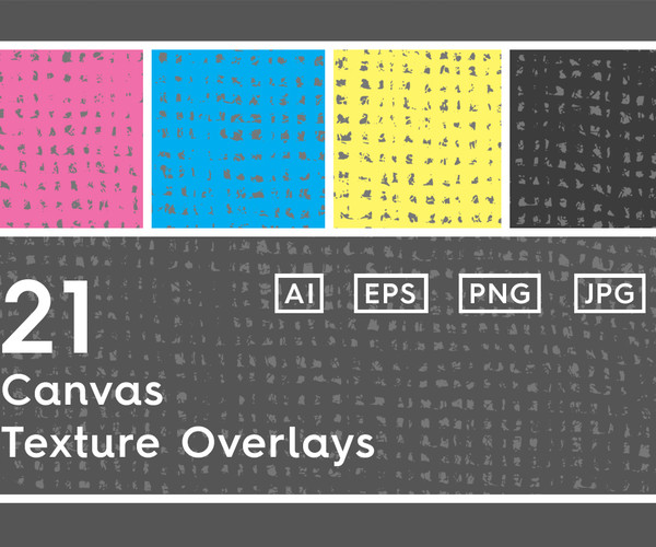ArtStation - 21 Canvas Texture Overlays | Artworks