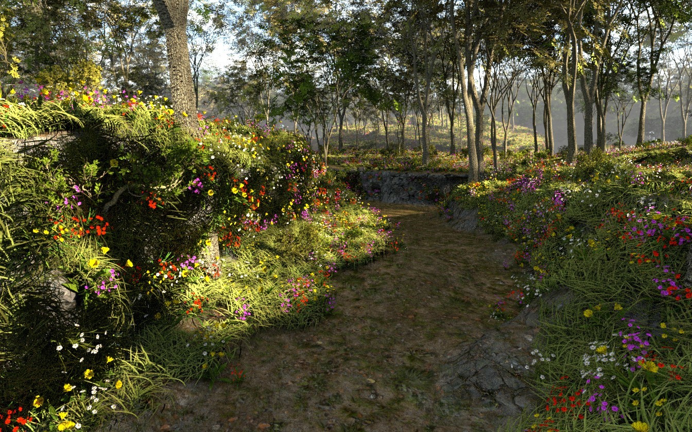 ArtStation - Sweet spring in Blender | Resources