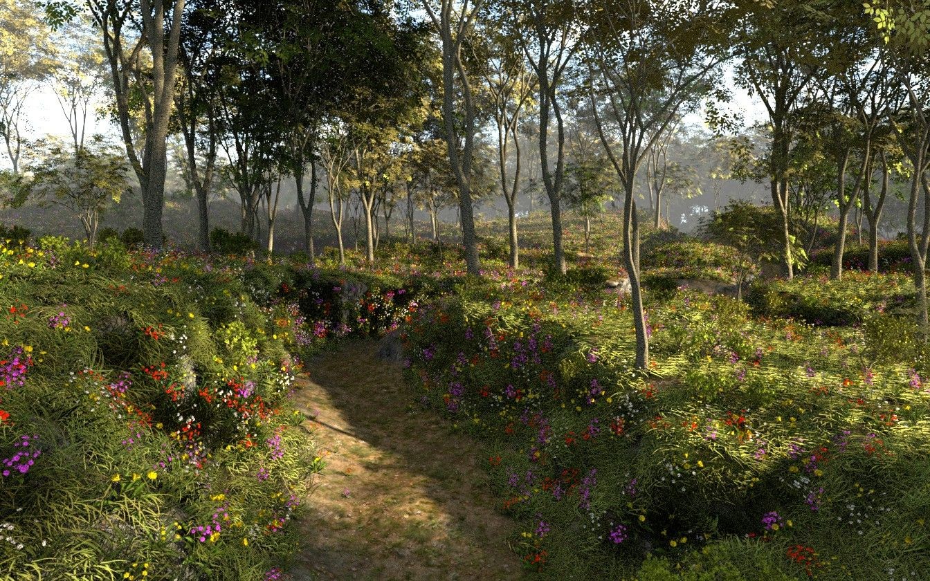 ArtStation - Sweet spring in Blender | Resources