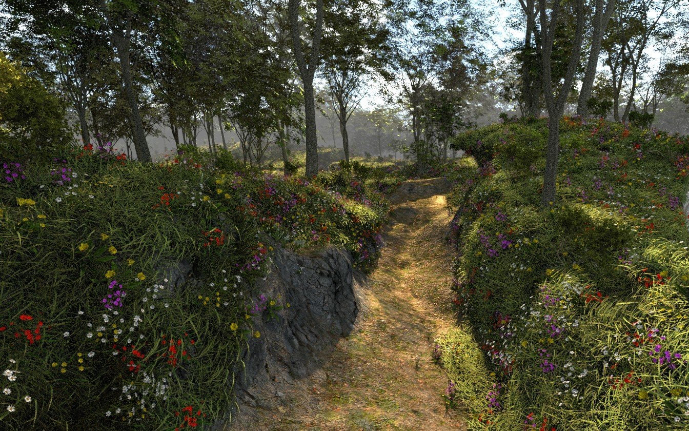 ArtStation - Sweet spring in Blender | Resources