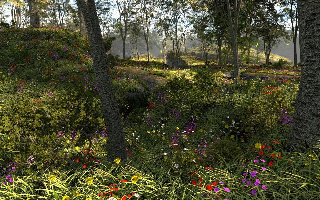 ArtStation - Sweet spring in Blender | Resources