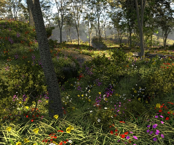 ArtStation - Sweet spring in Blender | Resources