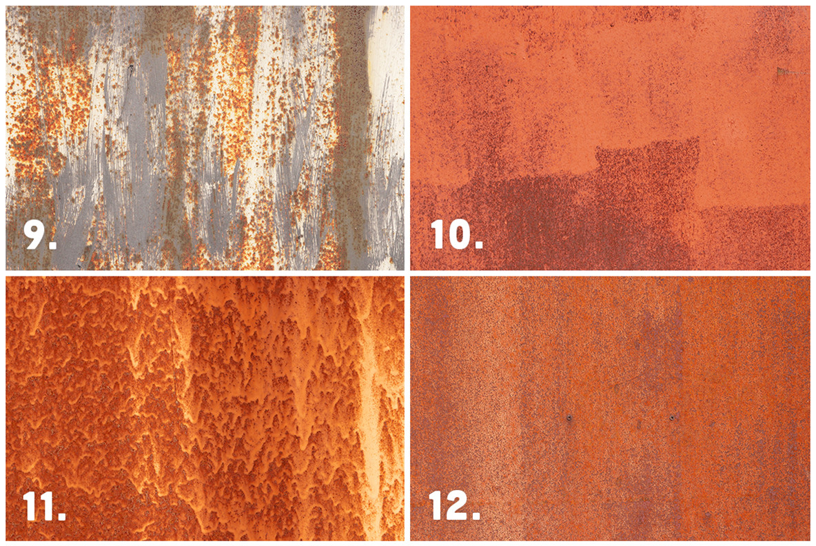 ArtStation - 30 Rust Wall Background Textures | Resources