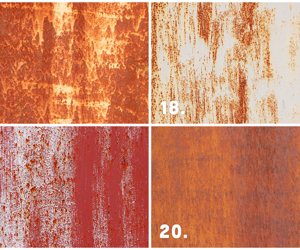 ArtStation - 30 Rust Wall Background Textures | Resources