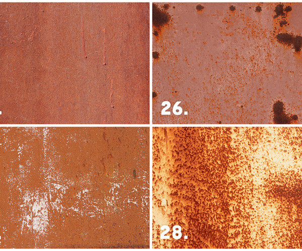 ArtStation - 30 Rust Wall Background Textures | Resources