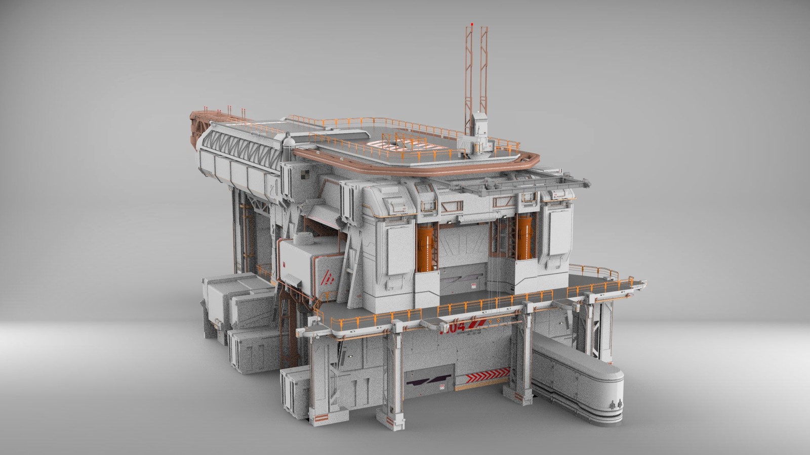 ArtStation - sci-fi architecture 8 | Resources