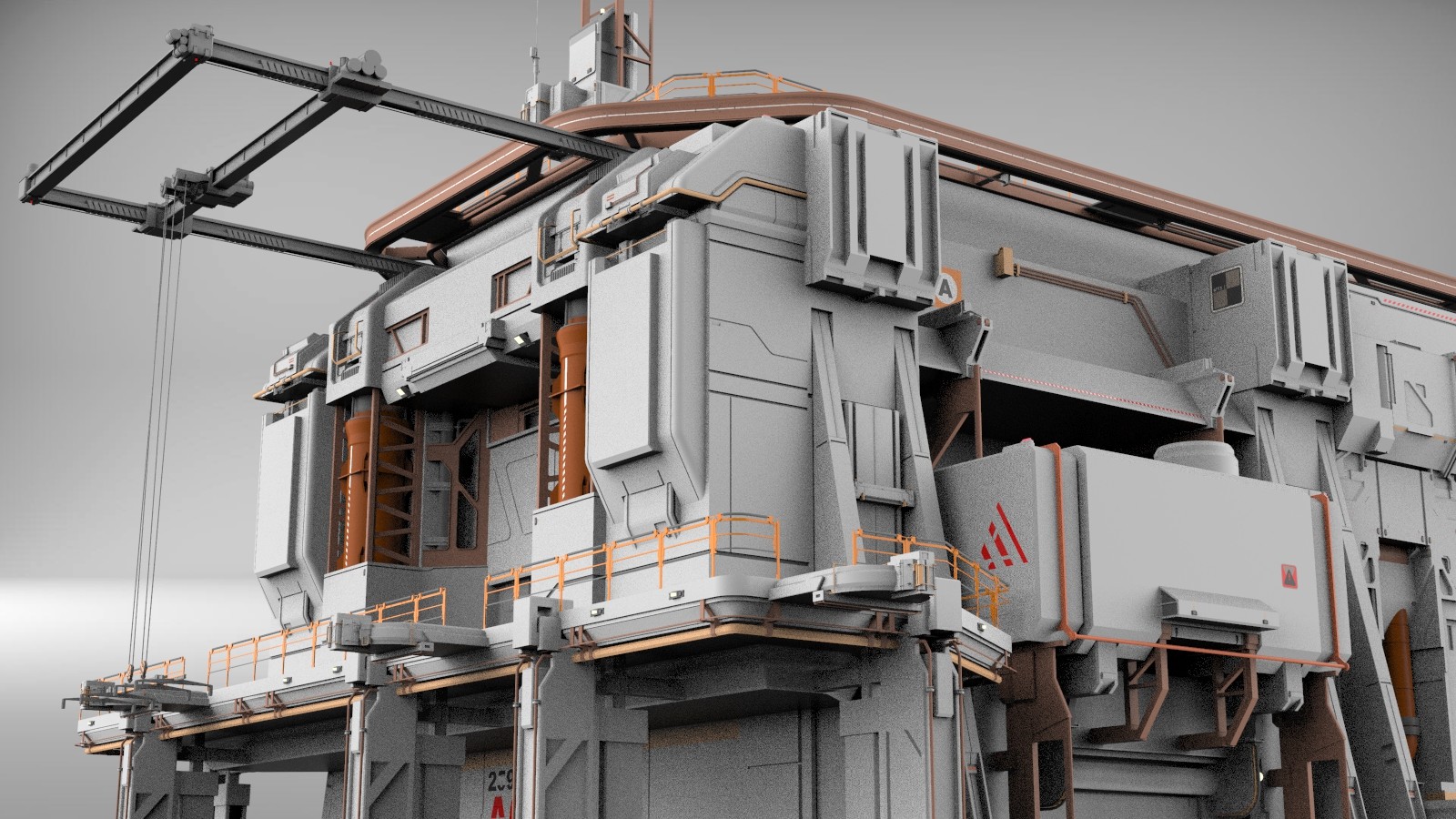 ArtStation - sci-fi architecture 8 | Resources