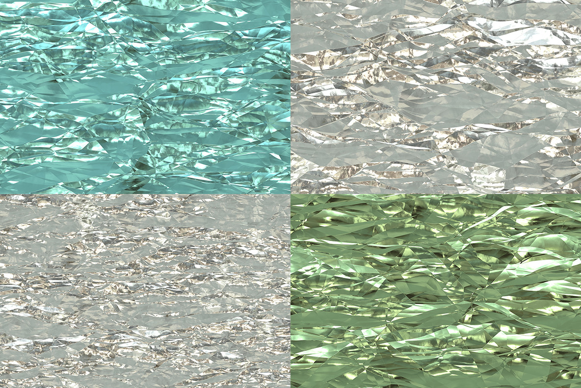 ArtStation - 20 Crumpled Foil Background Textures | Resources