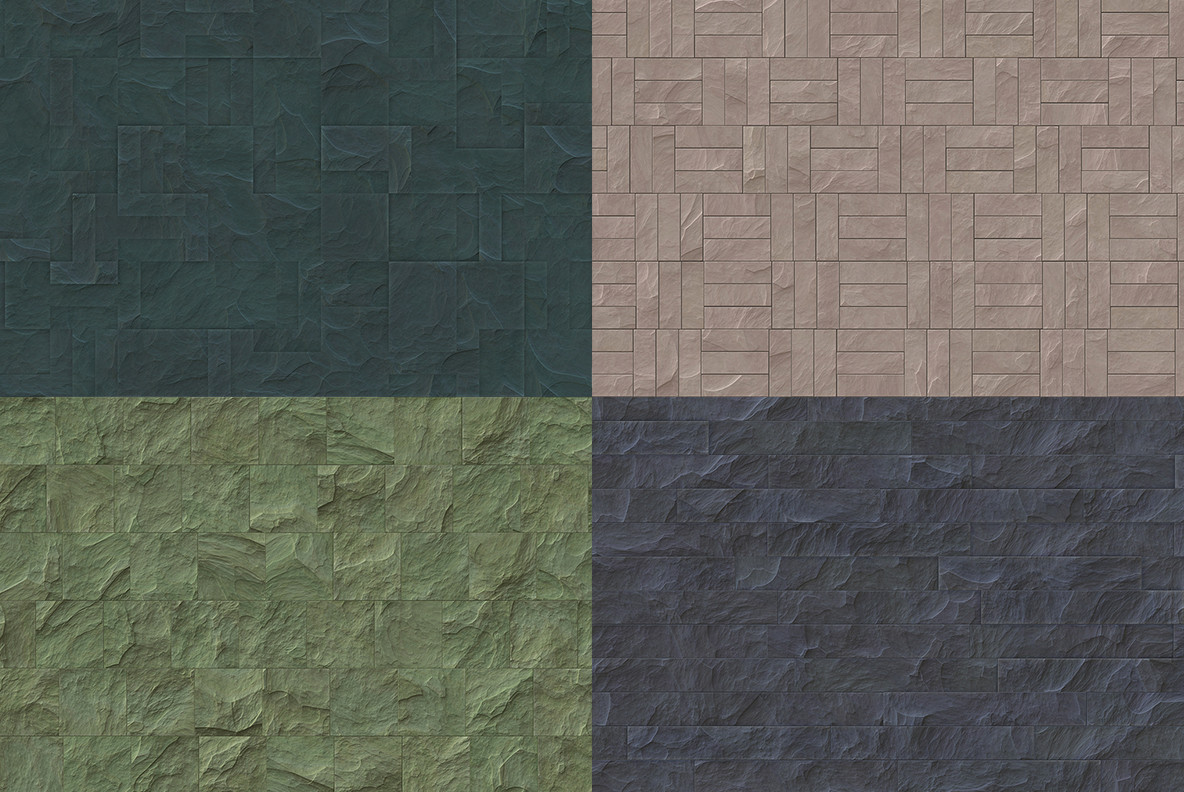 ArtStation - 15 Seamless Stone Cladding Textures | Resources