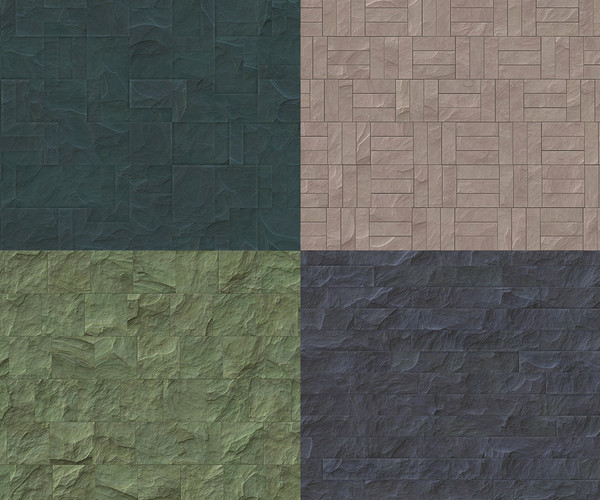 ArtStation - 15 Seamless Stone Cladding Textures | Resources