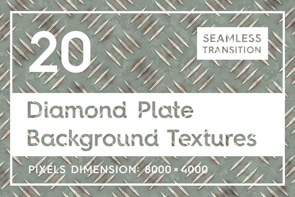 ArtStation - 20 Diamond Plate Background Textures | Resources