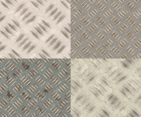 ArtStation - 20 Diamond Plate Background Textures | Resources