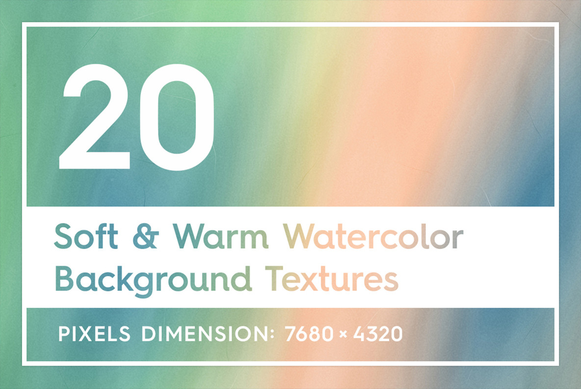 ArtStation - 20 Soft & Warm Watercolor Backgrounds | Artworks