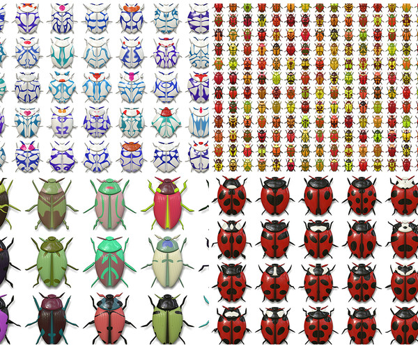ArtStation - 10 Beetle Collection Backgrounds | Artworks