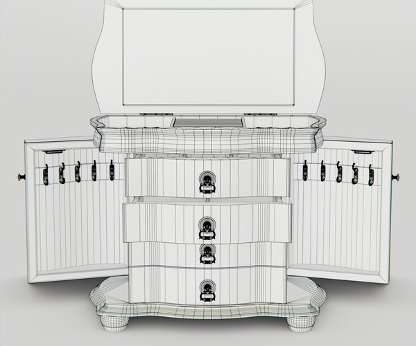 Artstation Jewelry Box 001 Resources