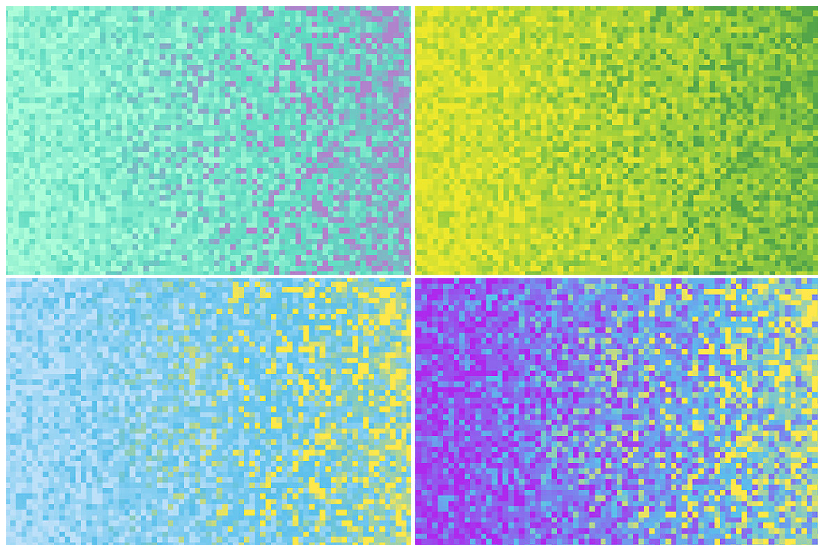 ArtStation - 20 Pixilated Gradient Backgrounds | Artworks