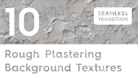 ArtStation - 10 Rough Plastering Textures | Resources