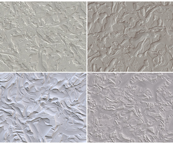 ArtStation - 10 Rough Plastering Textures | Resources
