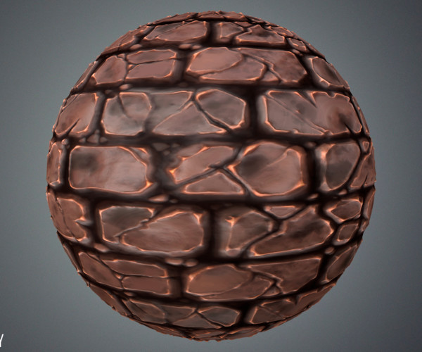 ArtStation - Stone Tile Vol.06 - Hand Painted Texture Pack | Game Assets
