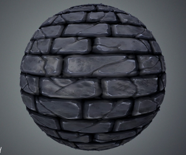 ArtStation - Stone Tile Vol.06 - Hand Painted Texture Pack | Game Assets
