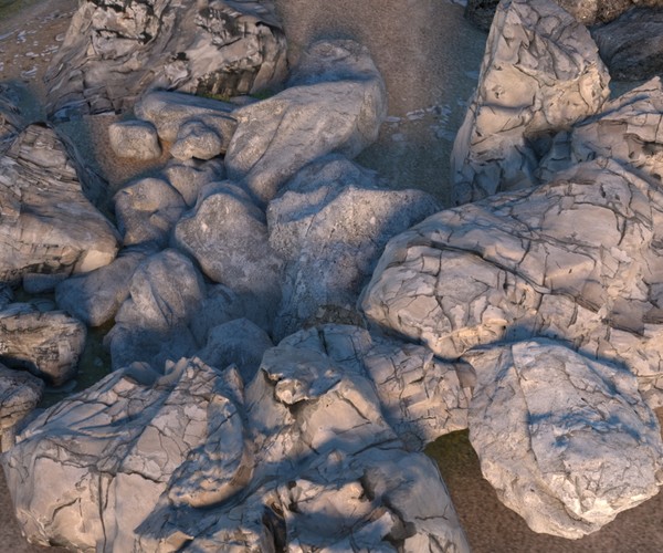 ArtStation - 21 HQ rock textures 2048x2048 seamless with displace ...