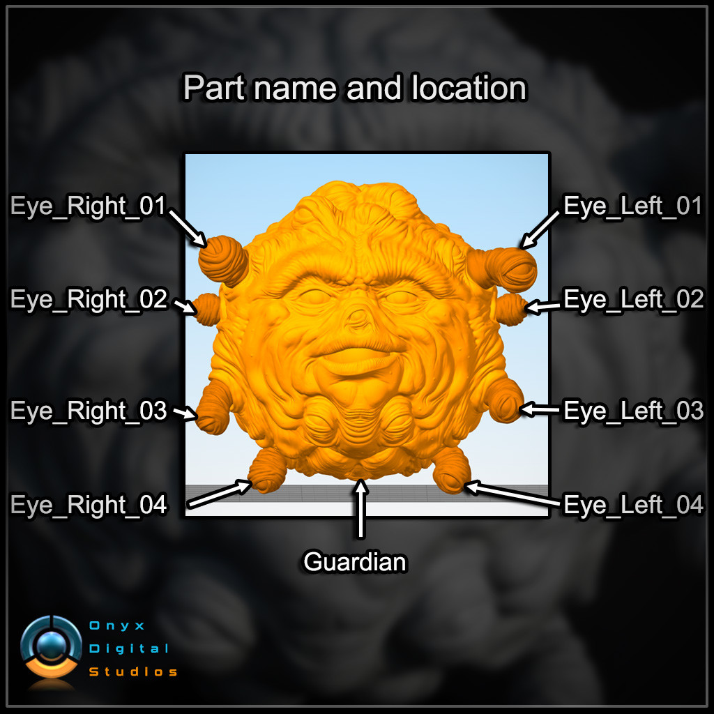 ArtStation - 3D printable Guardian | Resources