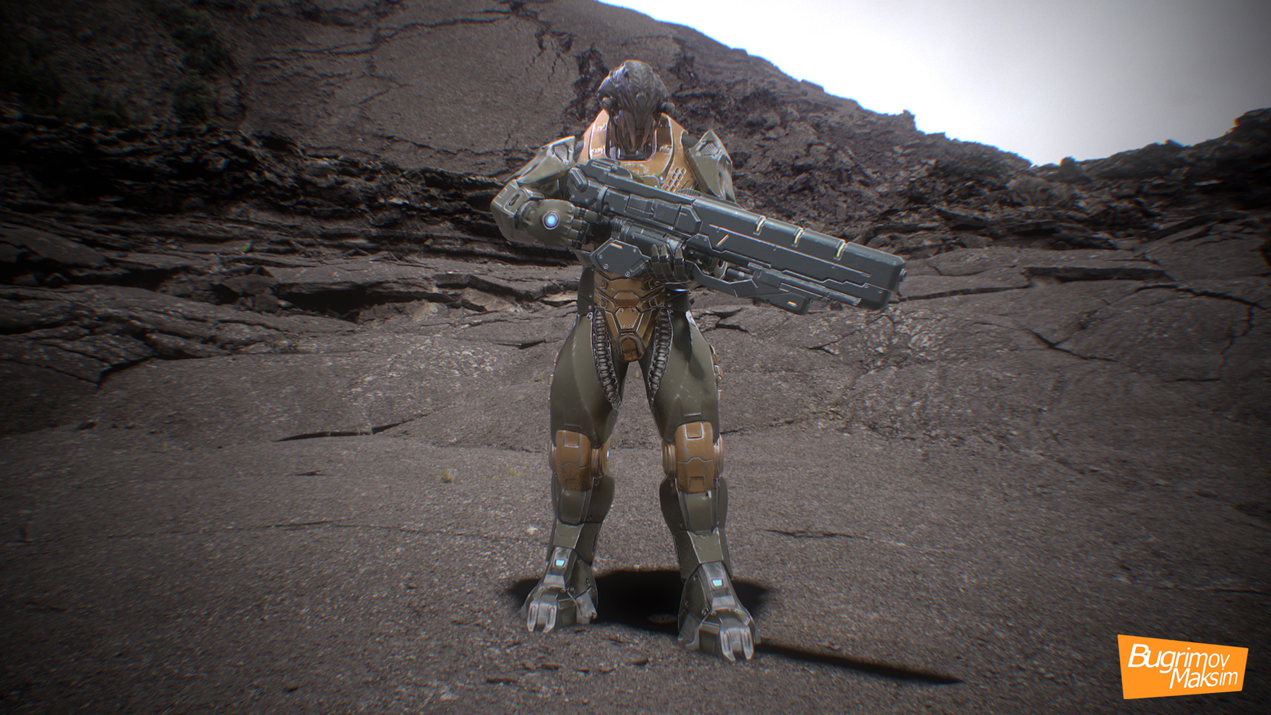 ArtStation - PBR Customized Soldier Aliens | Game Assets