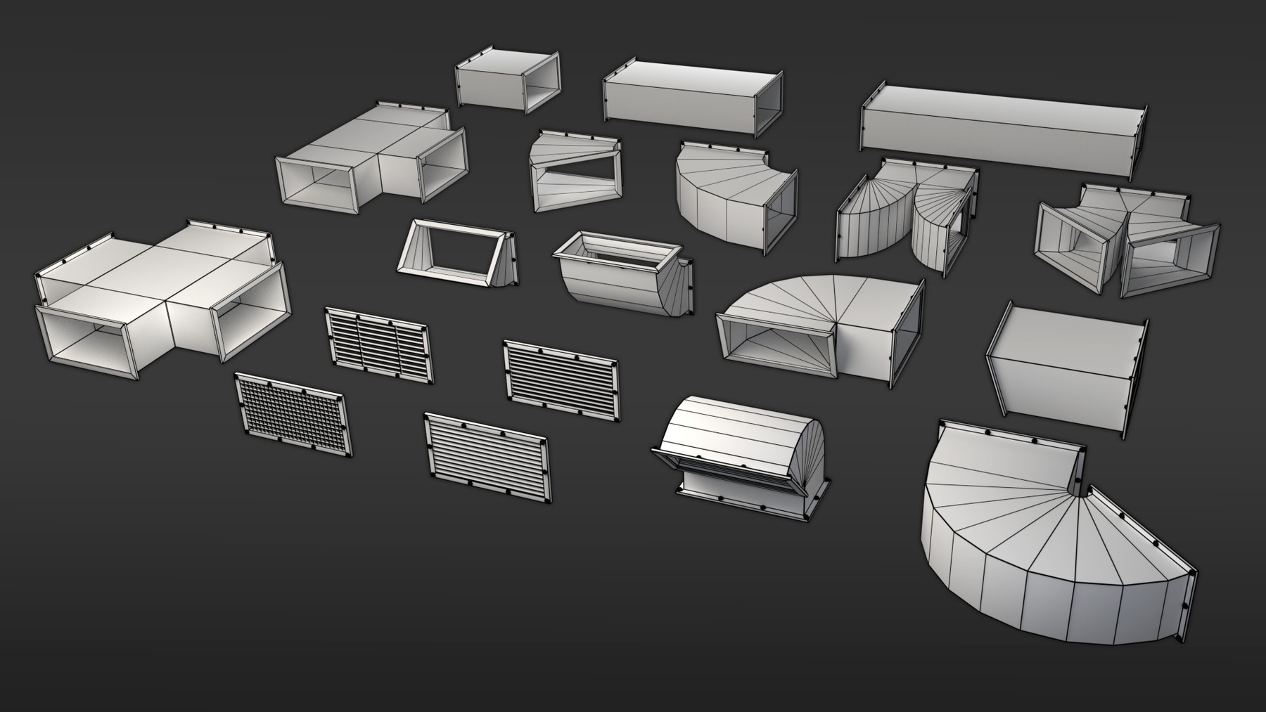 ArtStation - Ventilation Duct Pack 01 | Resources