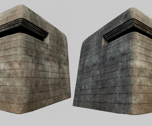 ArtStation - Concrete Bunker 01 PBR | Game Assets