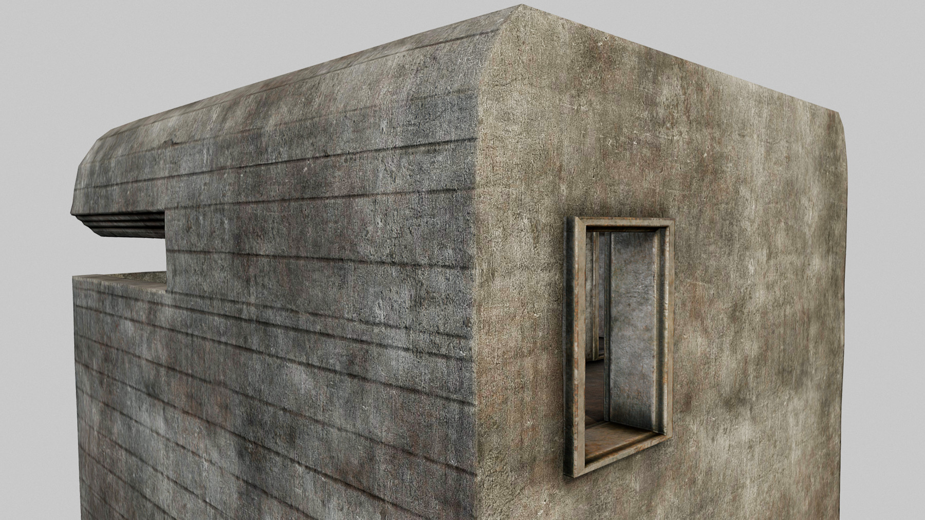 ArtStation - Concrete Bunker 01 PBR | Game Assets