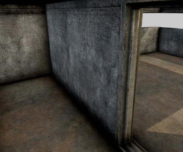 ArtStation - Concrete Bunker 01 PBR | Game Assets