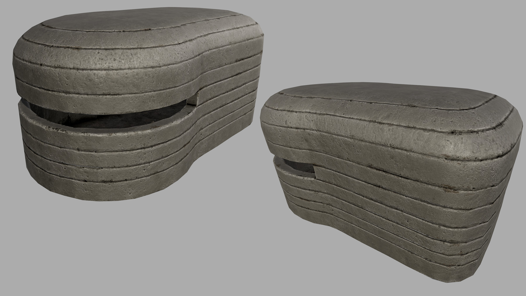 ArtStation - Concrete Bunker 02 PBR | Game Assets