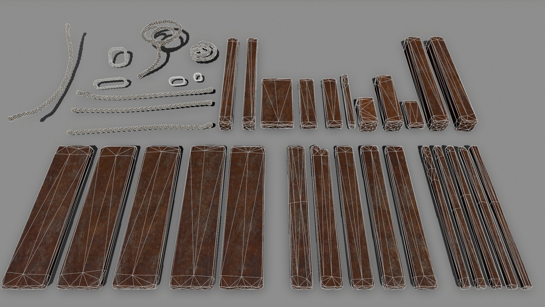 ArtStation - Wood_and_Rope | Resources